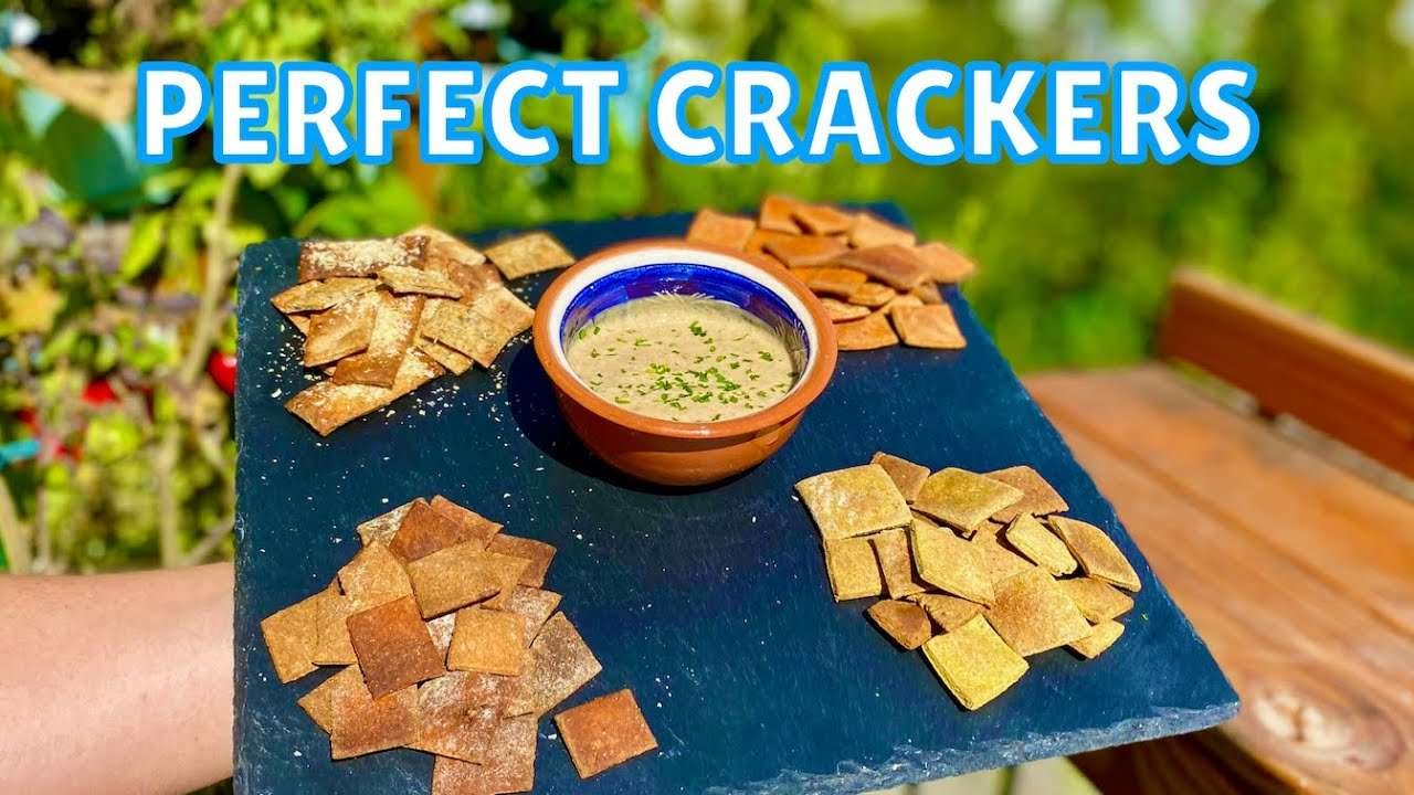 The Perfect Slow Fermented Sourdough Crackers - Paprika Spice