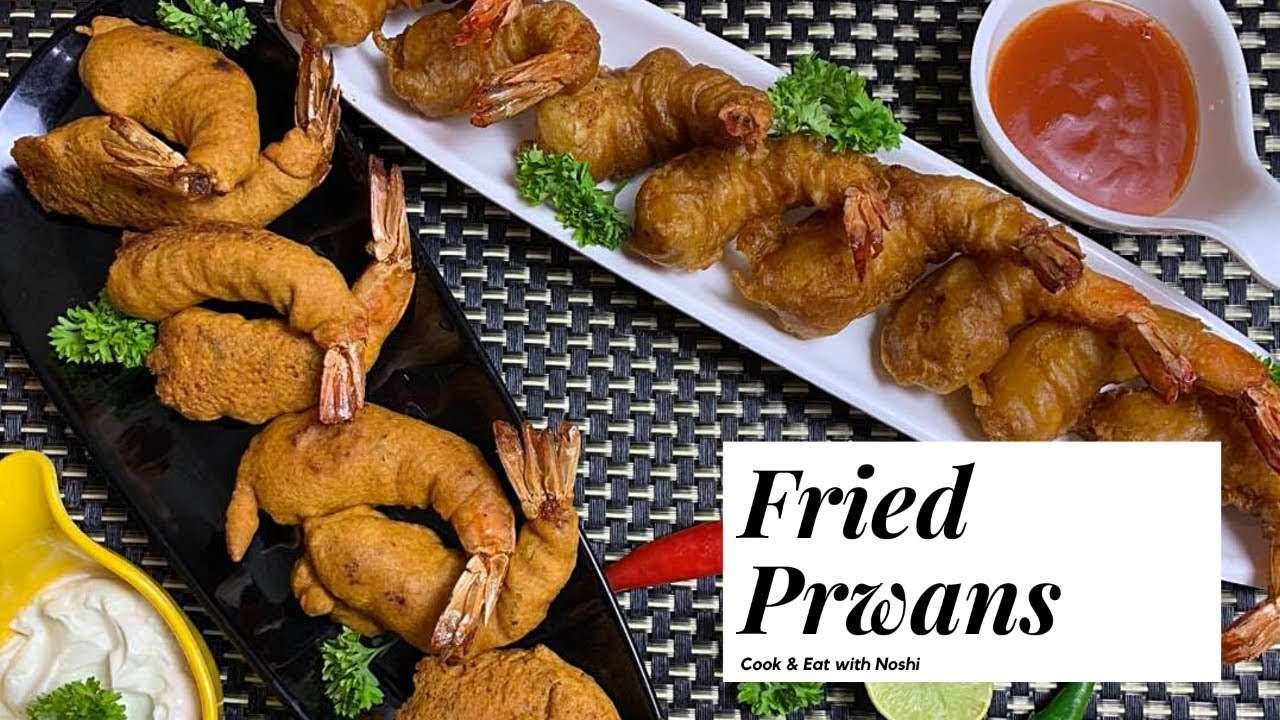 Fried Tiger Prawns | Prawns Pakora | Cook & Eat with Noshi | Recipe in ...