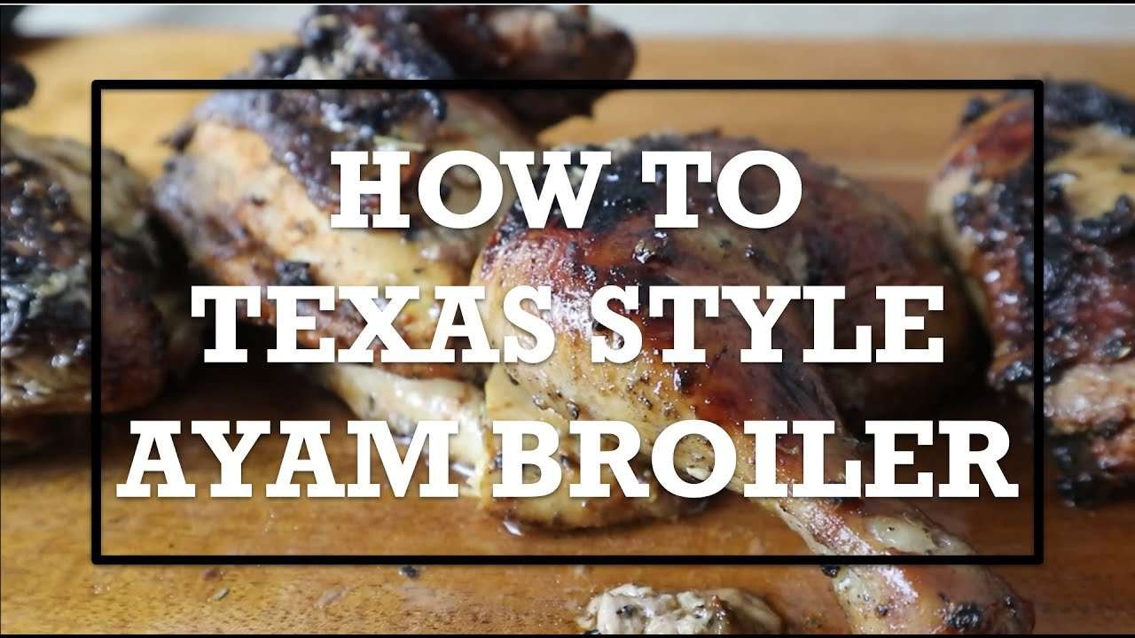How to Texas Style Ayam Broiler BBQ - Paprika Spice